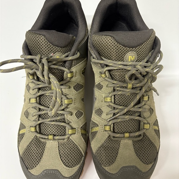 Merrell | Shoes | Merrell Deverta 2 Olive Moss Green Hiking Shoes ...